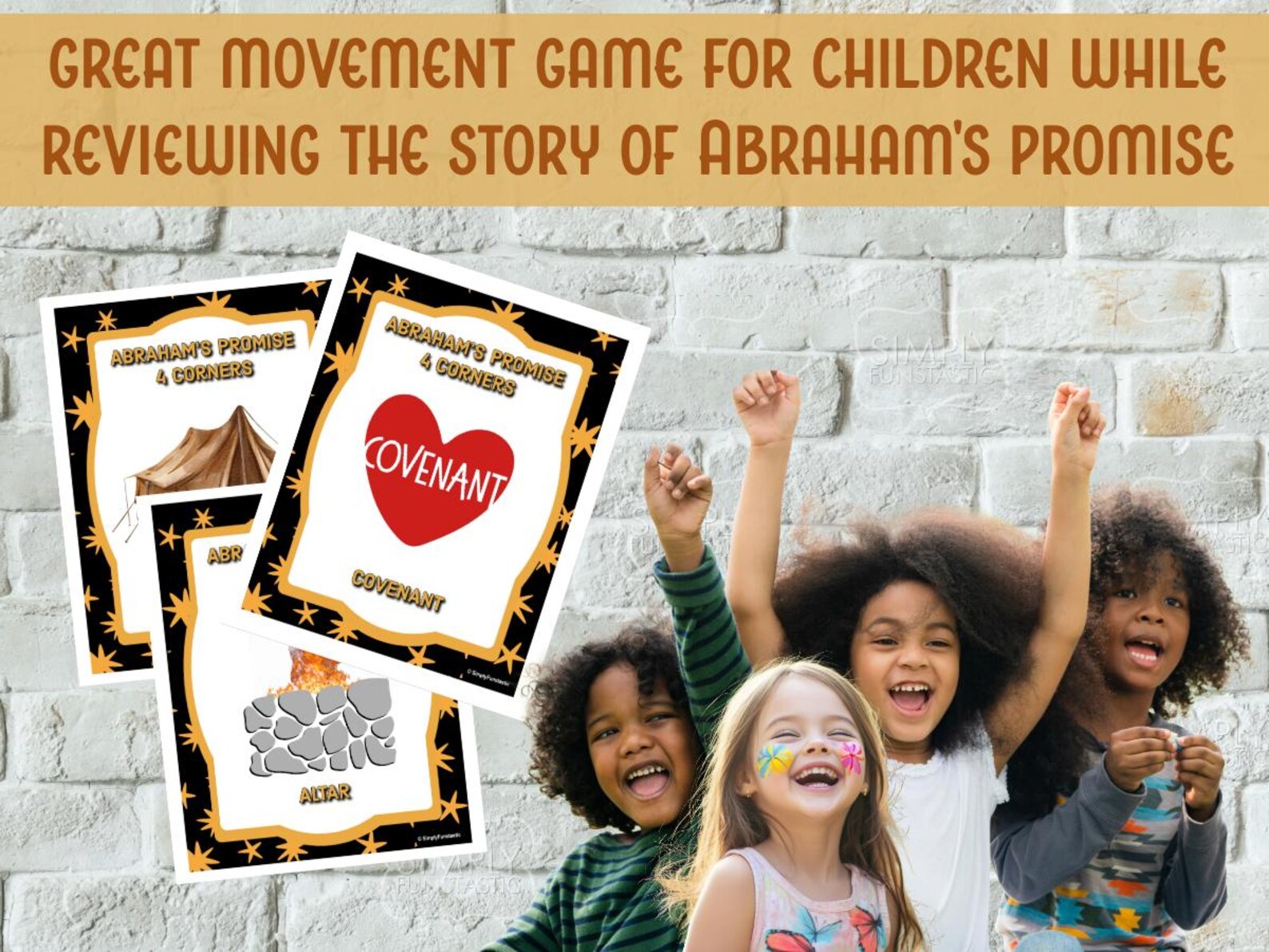 Abraham's Promise 4 Corners Game: Bible Activity (digital Download ...