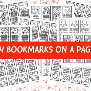 Color Your Bookmarks Love Bible Verses, Valentine Scripture Bookmarks ...