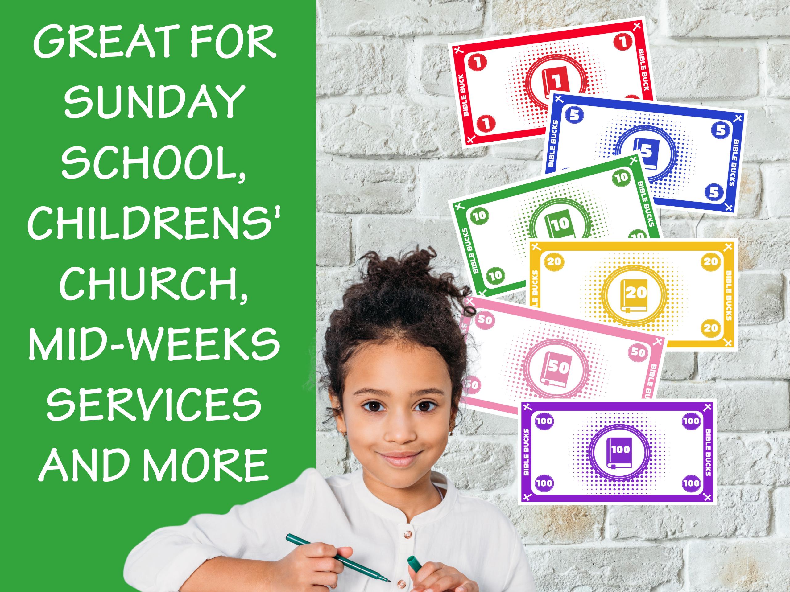 Bible Bucks: Christian Reward System for Kids (printable PDF) - Etsy