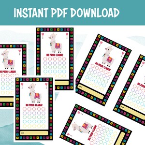 Llama Reward Charts: Kids Chore & Potty Training (digital Download) - Etsy