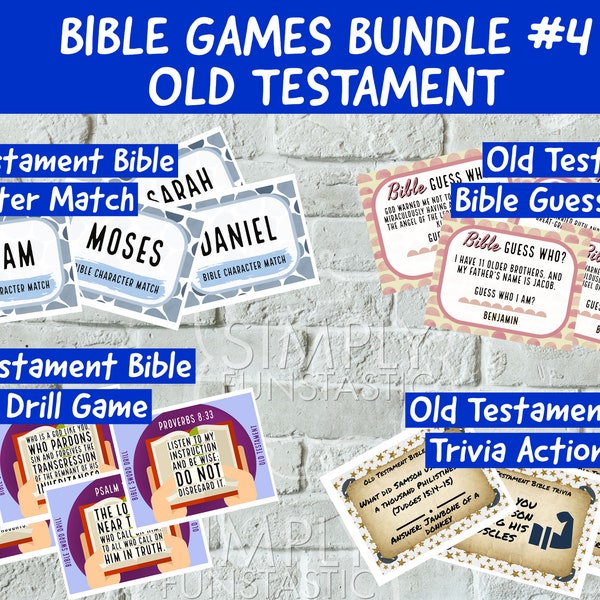 Bible Character Match Game - Etsy
