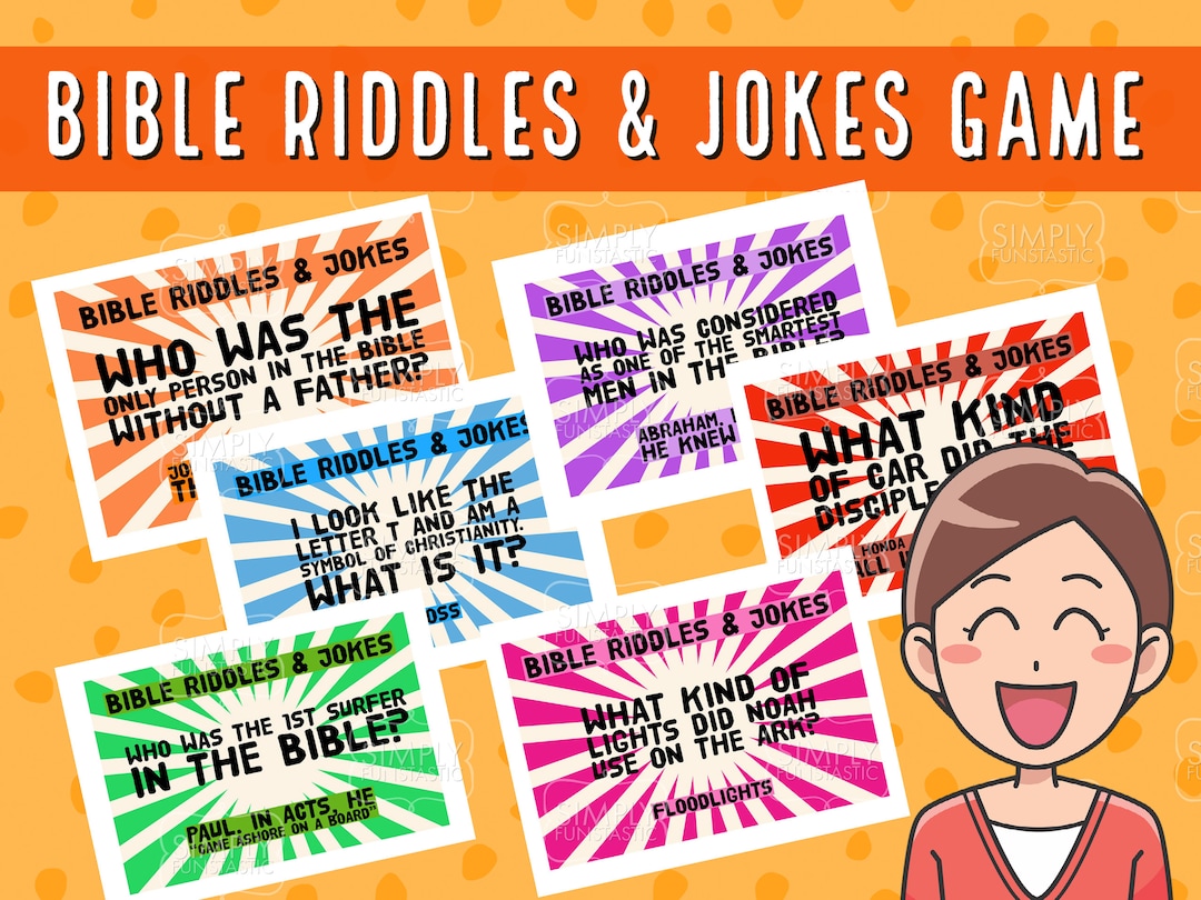 Bible Riddles & Jokes Game: Christian Trivia (digital Download) - Etsy
