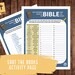 Old Testament Books of the Bible Activity Pages Bible Games Bible ...