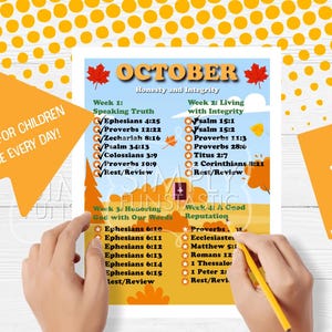 Kids' Bible Reading Plan: October-december, Includes Journaling (PDF ...