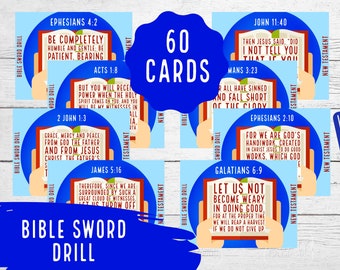 New Testament Bible Sword Drill Game | Bible Game | Find the Verse ...