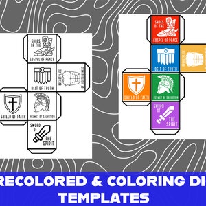 Armor of God Dice Game: Printable Bible Craft (digital Download) - Etsy