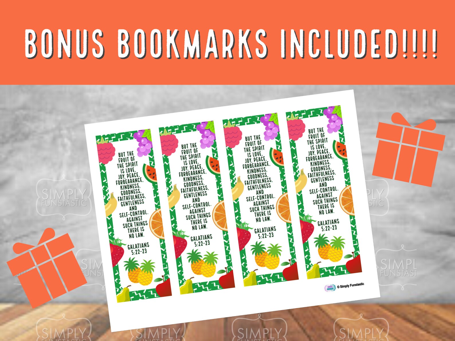 Fruit of the Spirit Match Card Game | on Your Back Bible Game | Youth ...