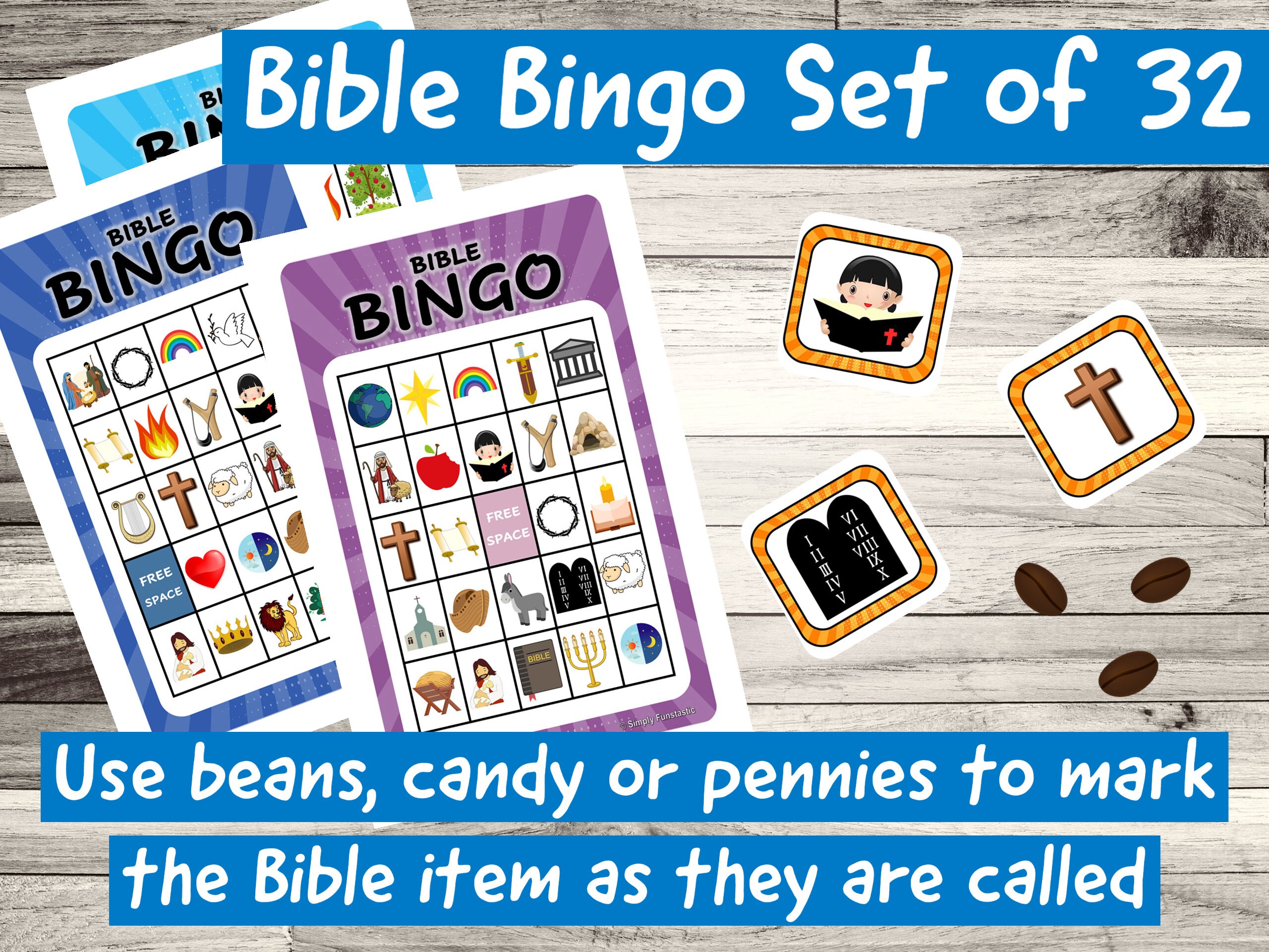 Bible Games Bundle #1| 3 Fun Bible Games| Bible Bingo Game | Sunday ...