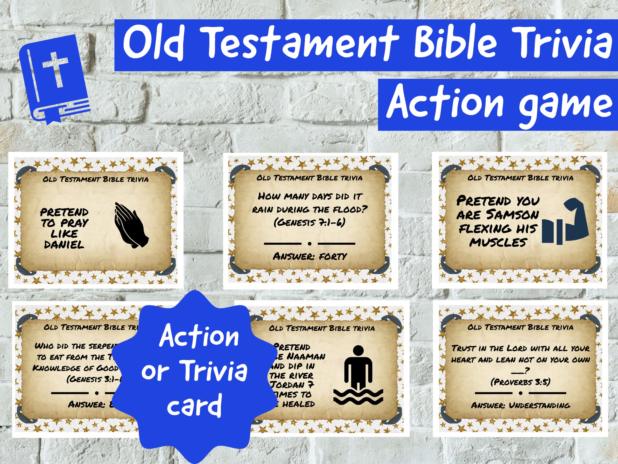 Bible Games Bundle 4: Old Testament Old Testament Bible Character Match ...