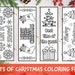 Christmas Color Your Own Bookmarks Set of 12 Instant Download and Print ...