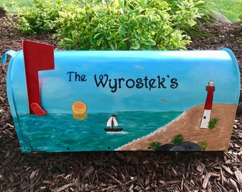 Nautical mailbox | Etsy