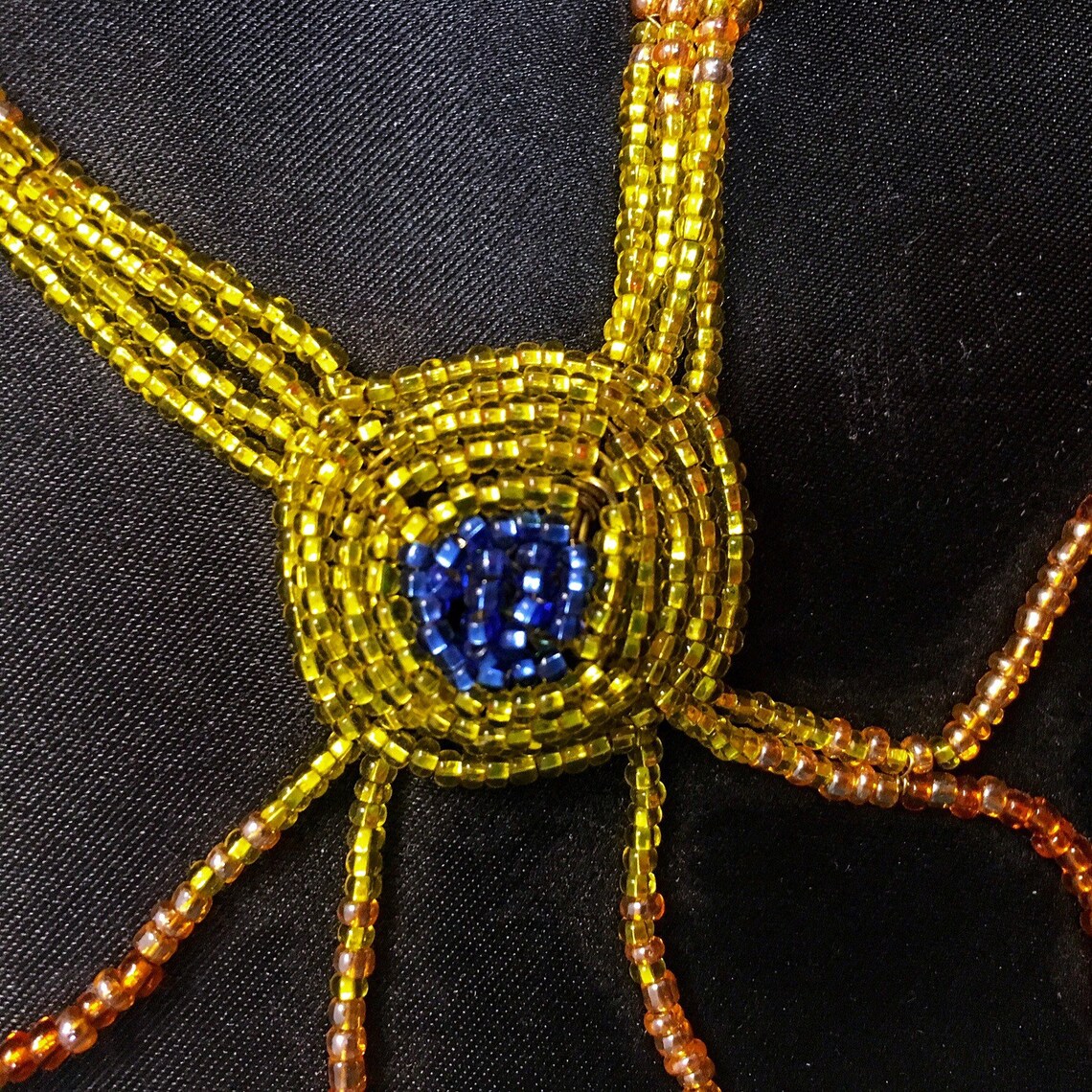 Multi-color beaded neuron with dendritic marker colocalization | Etsy