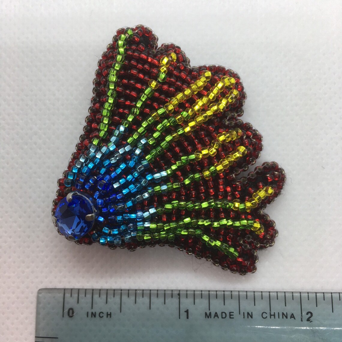 Decorative Beaded Pin - "attraction" - Etsy