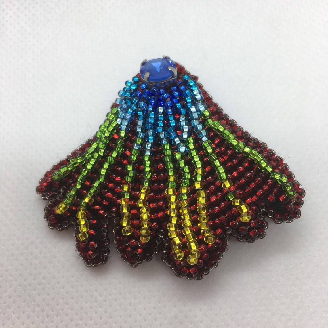 Decorative Beaded Pin - "attraction" - Etsy