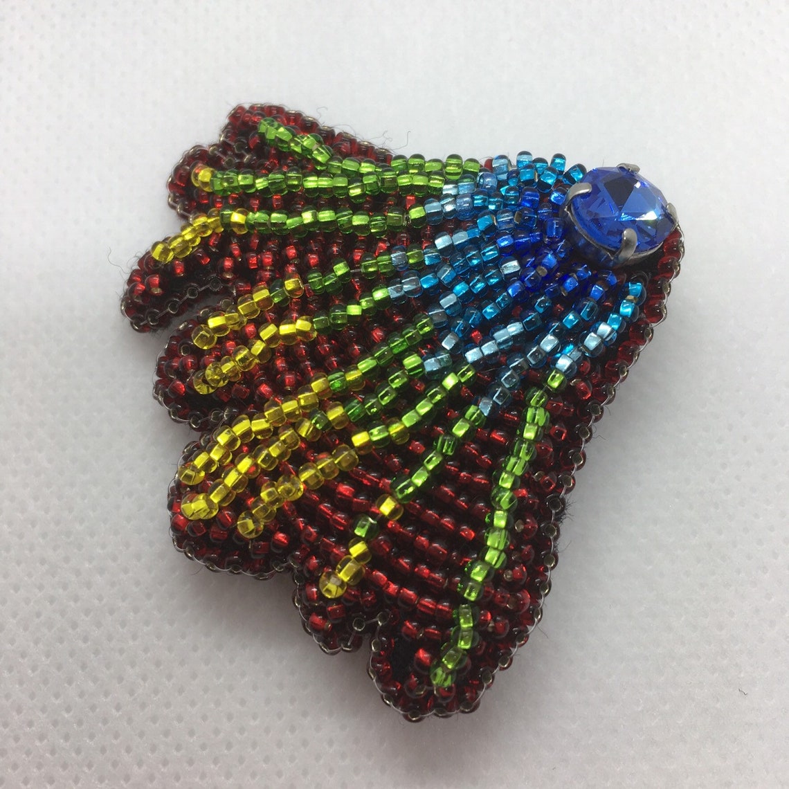 Decorative Beaded Pin - "attraction" - Etsy