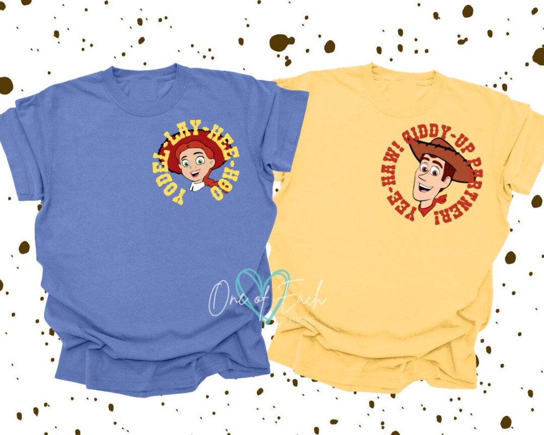 Woody & Jessie Toy Story Yee-haw! Giddy-up Partner! Yodel-lay-hee-hoo ...
