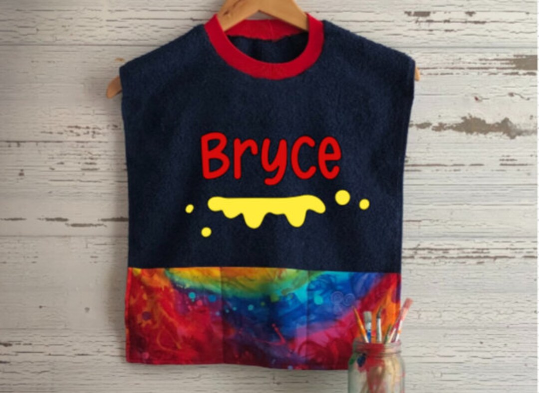 Personalized Art Smock. Custom Made Pullover Painting Smock. Great for ...