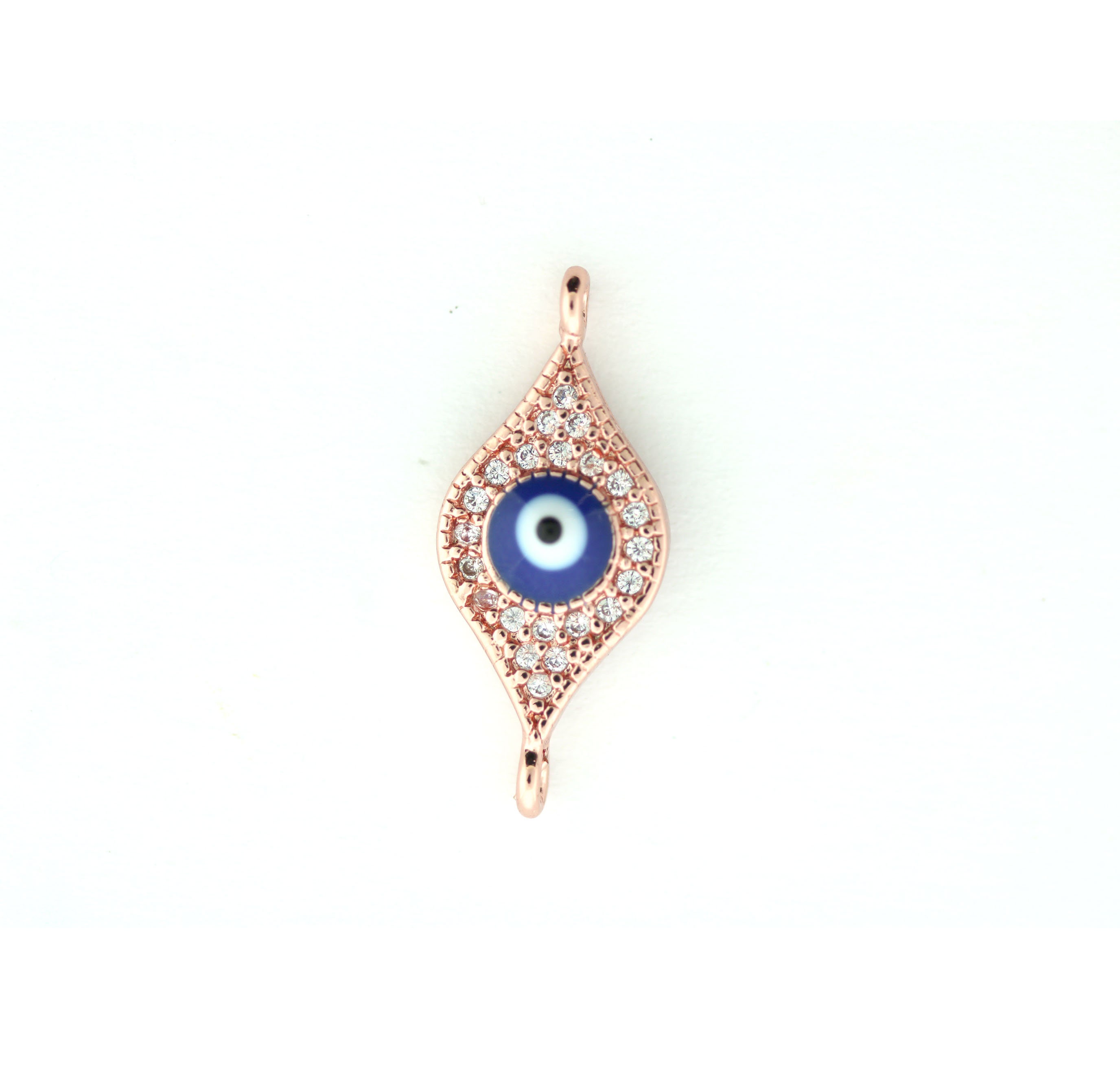 Evil Eye Bar With Micro Pave Zircon 13.5 X 28 MM gold - Etsy UK