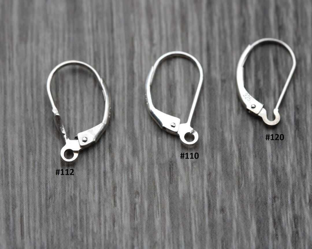 Lever Back Earring , Plain Interchangeable Lever Back Earring , W/tulip ...