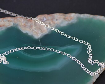 3 Feet Solid Sterling Silver Flat-round Cable Chain by Foot MADE in USA ...