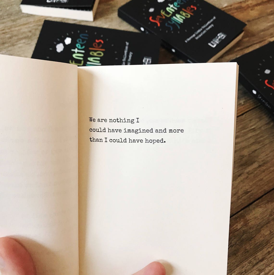 Seventeen Syllables Book of Original Haiku Poetry - Etsy