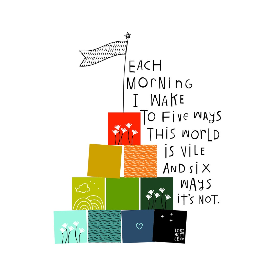 Each Morning // Haiku Art // 8x10 Print - Etsy