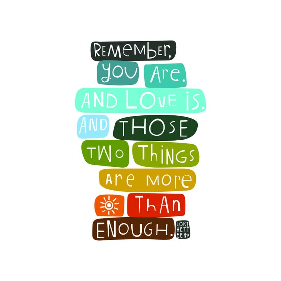 Remember You Are // Haiku Art // 8x10 | Etsy