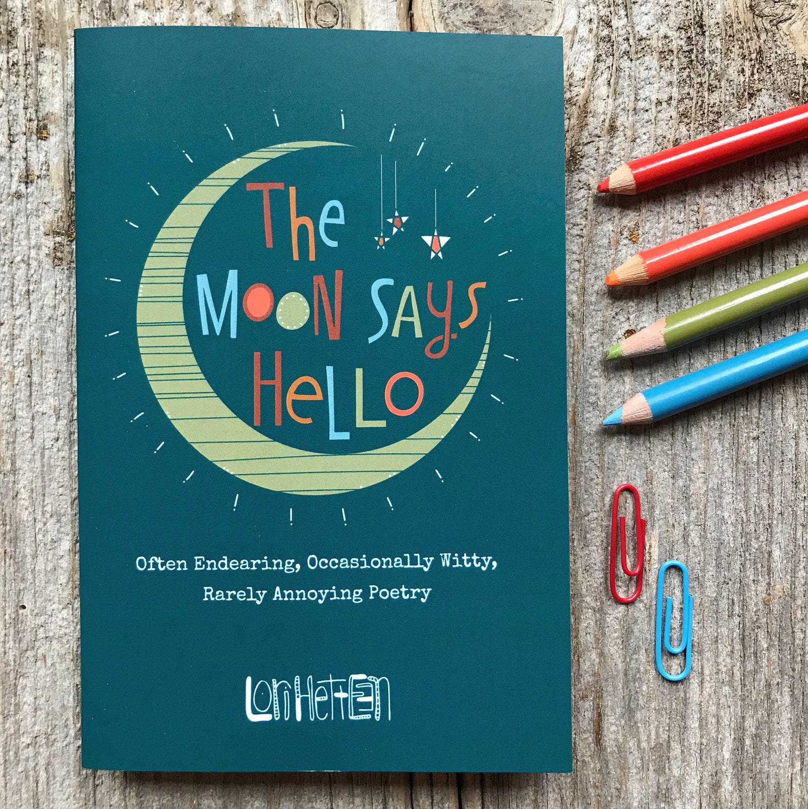 The Moon Says Hello - Book of Original Poetry - Etsy
