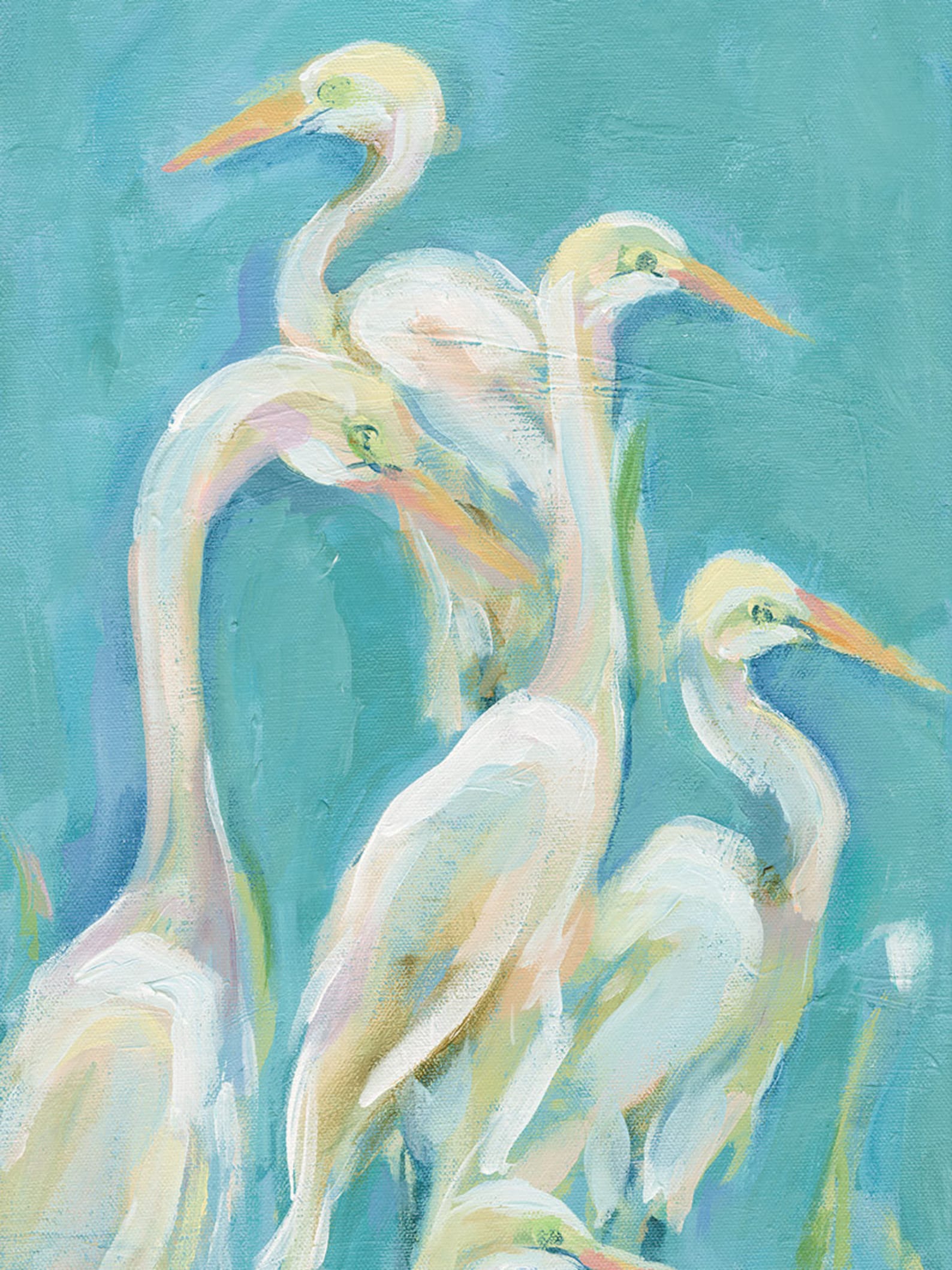 Eastern Egrets: Fine Art Giclee Egret Print From Original - Etsy