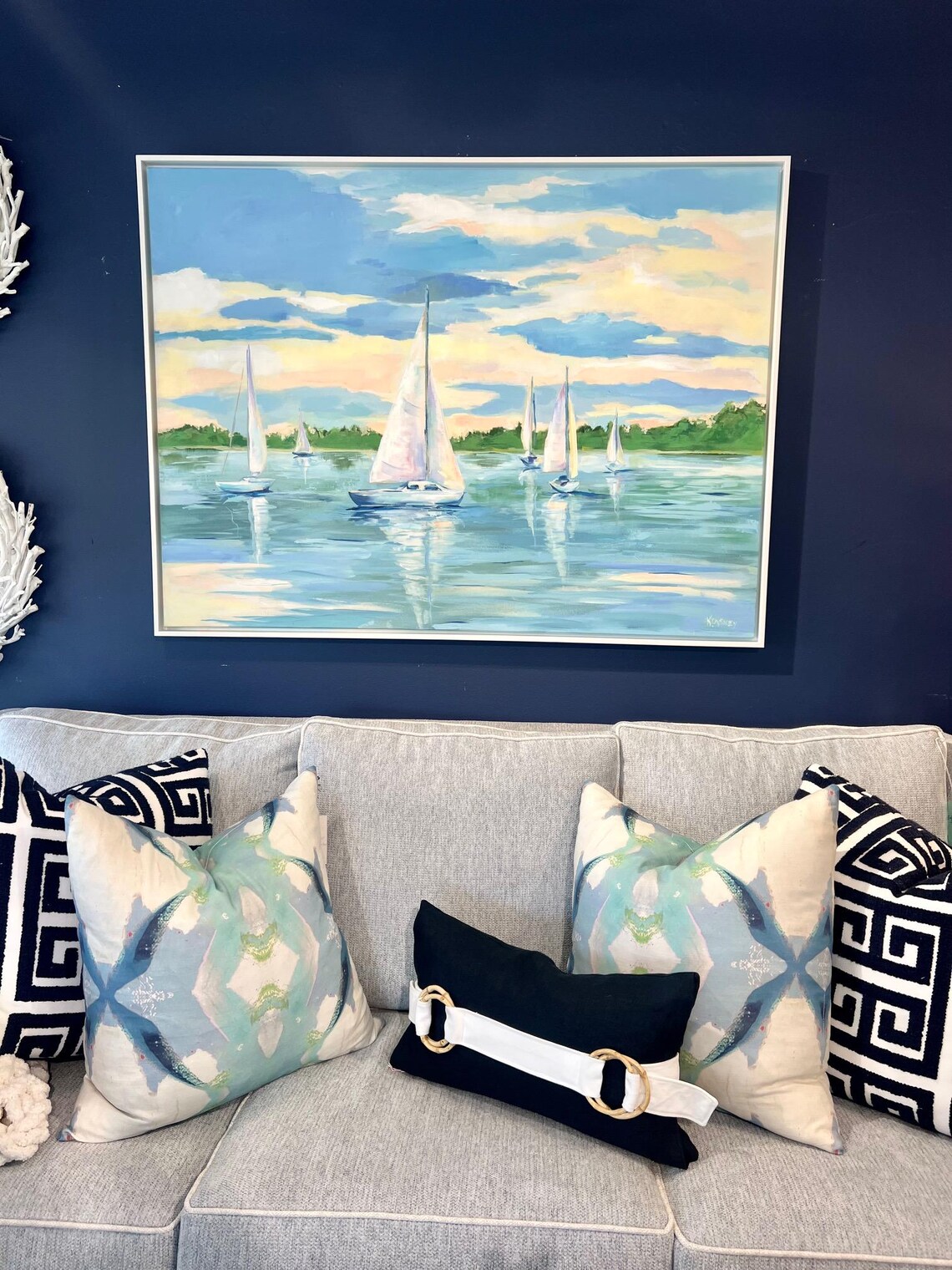 Sailing Painting: "miles River Sails" Fine Art Giclee Sailboat Print ...