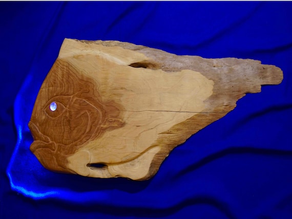 Golden Eye Jack Fish made from coastal cedar Art Objects Art ...