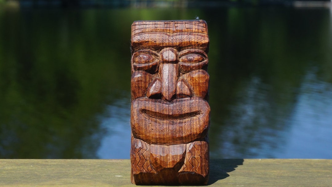Teak Tiki World Chief - Etsy