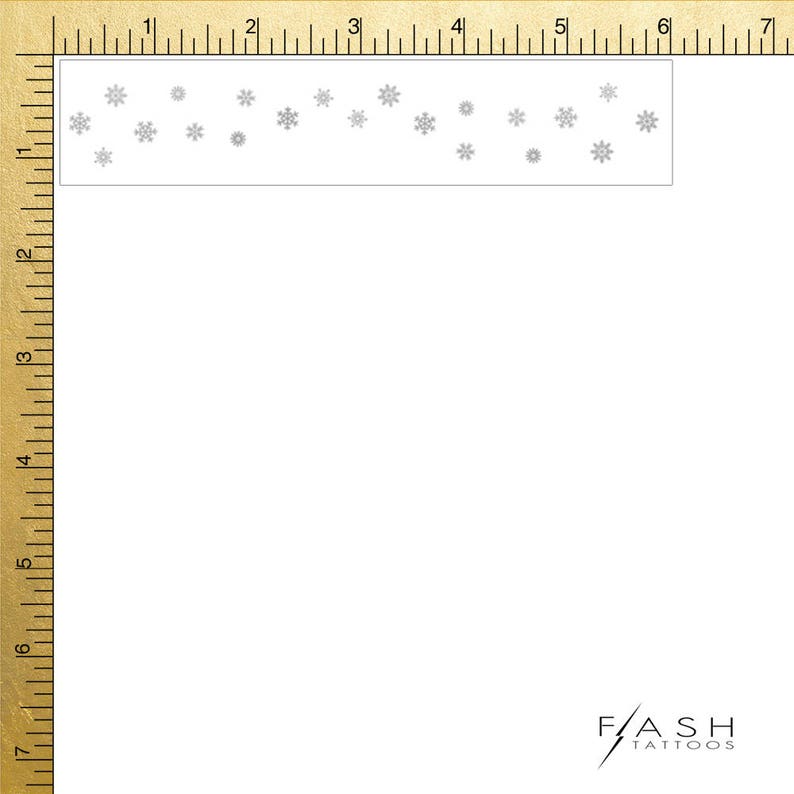 Snowflake Freckles Set of 10 Premium Metallic Silver Temporary - Etsy