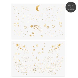 PIXIE DUST Flash Tattoos 2 Sheet Pack | Metallic Temporary Tattoos ...