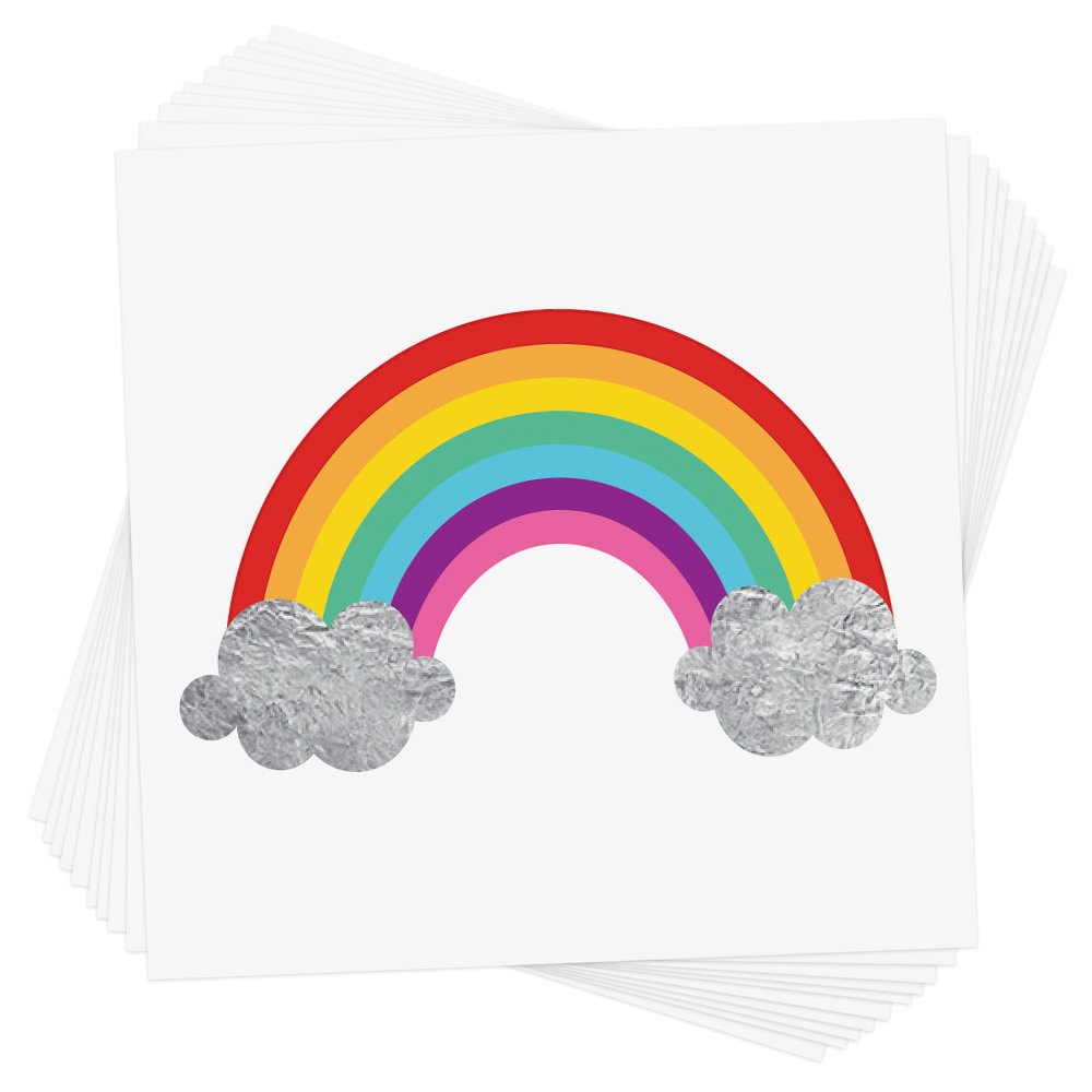 Mini Rainbow Set of 10 Premium Waterproof Metallic Gold & - Etsy