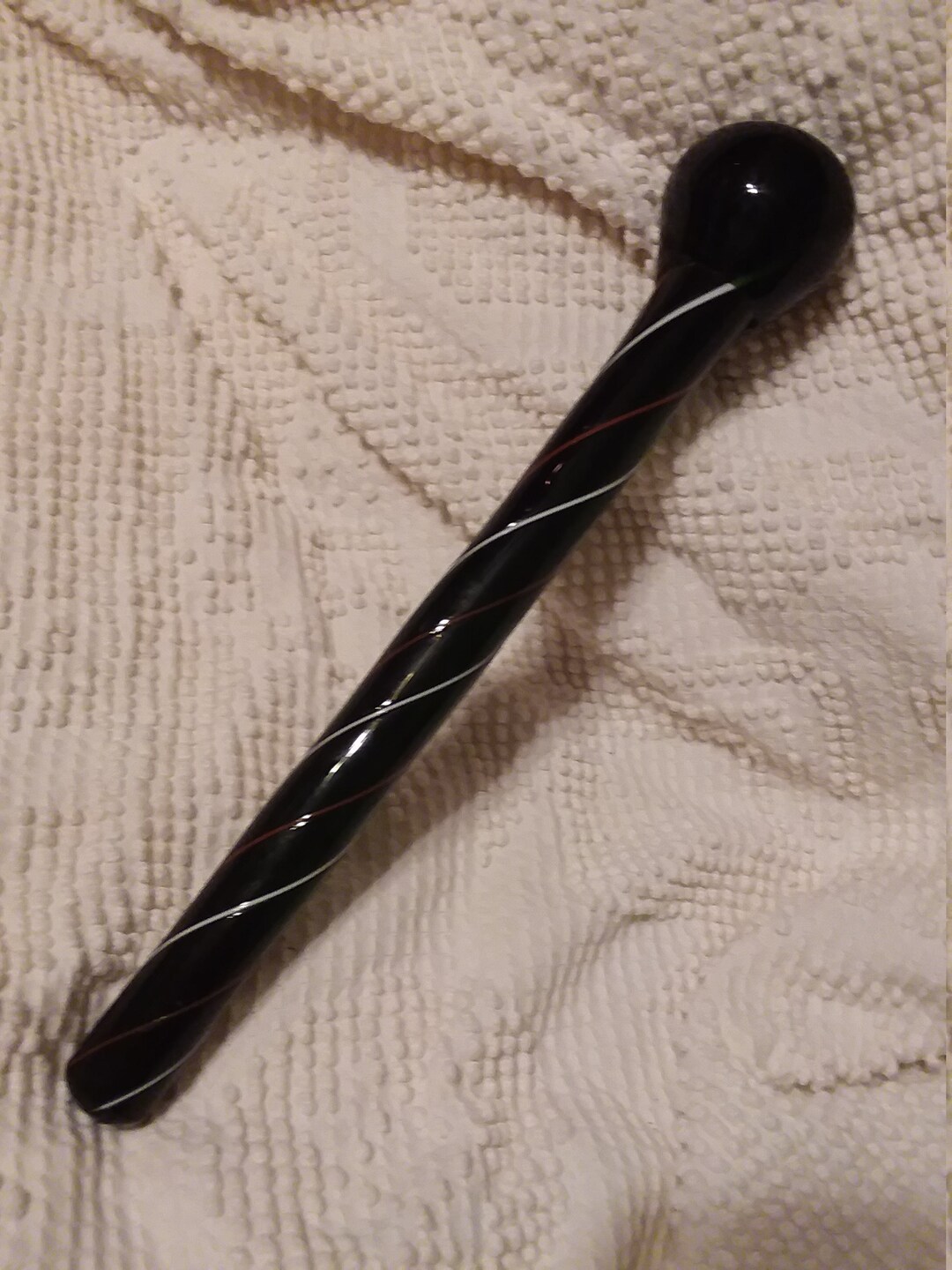 Hand Blown Glass Scepter Wand - Etsy
