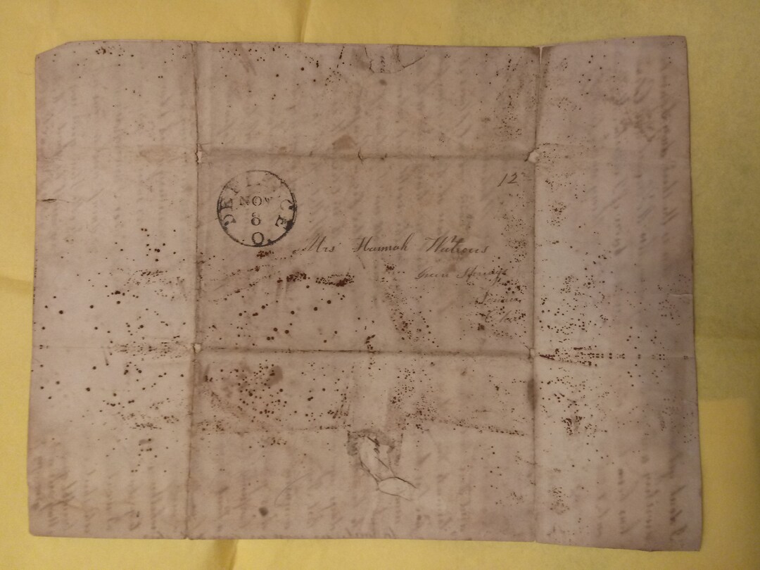 1855 Letter - Etsy