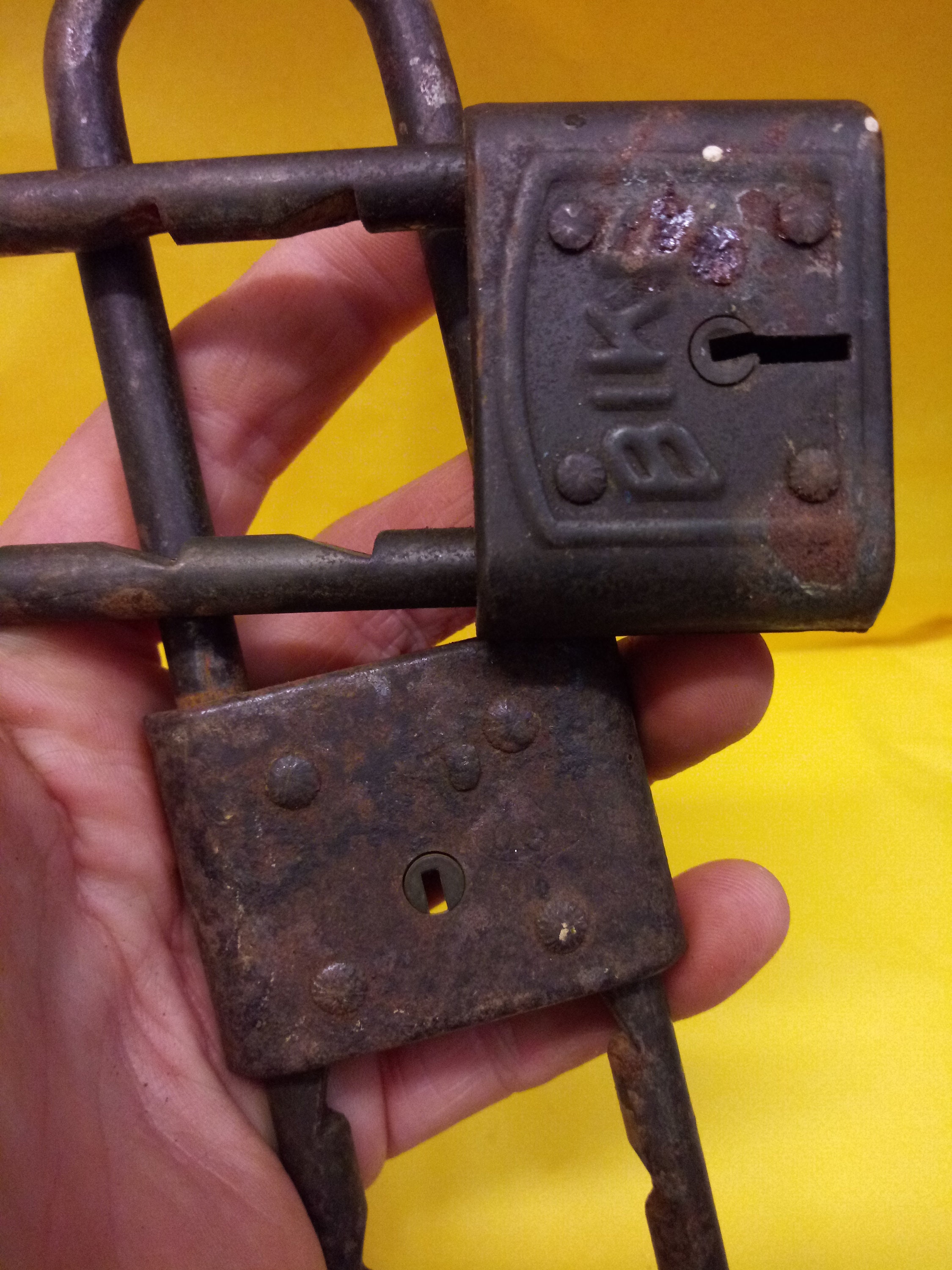 2 Antique Bike Locks and 1 Key - Etsy