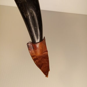 Leather-topped Powder Horn - Etsy