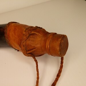Leather-topped Powder Horn - Etsy