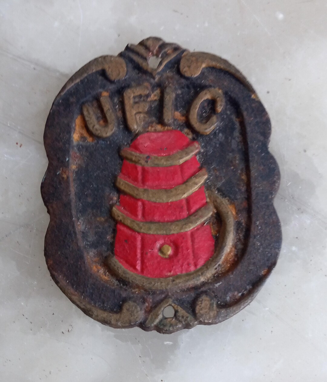 Small 4" UFIC Fire Mark - Etsy