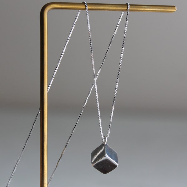 Cube Necklace - Etsy