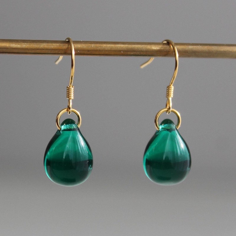 Green Teardrop - Etsy