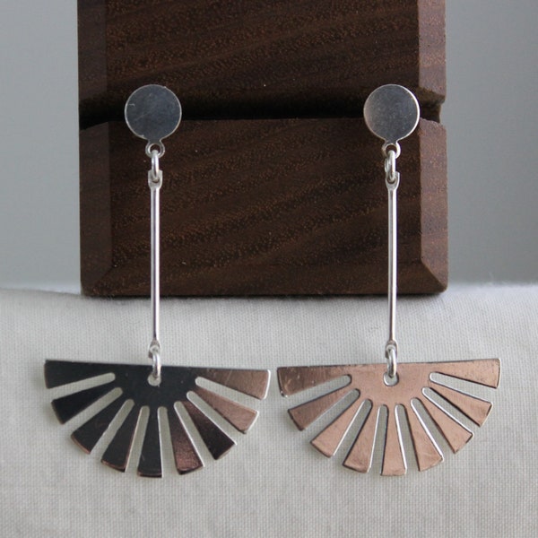 Geometric Earrings - Etsy