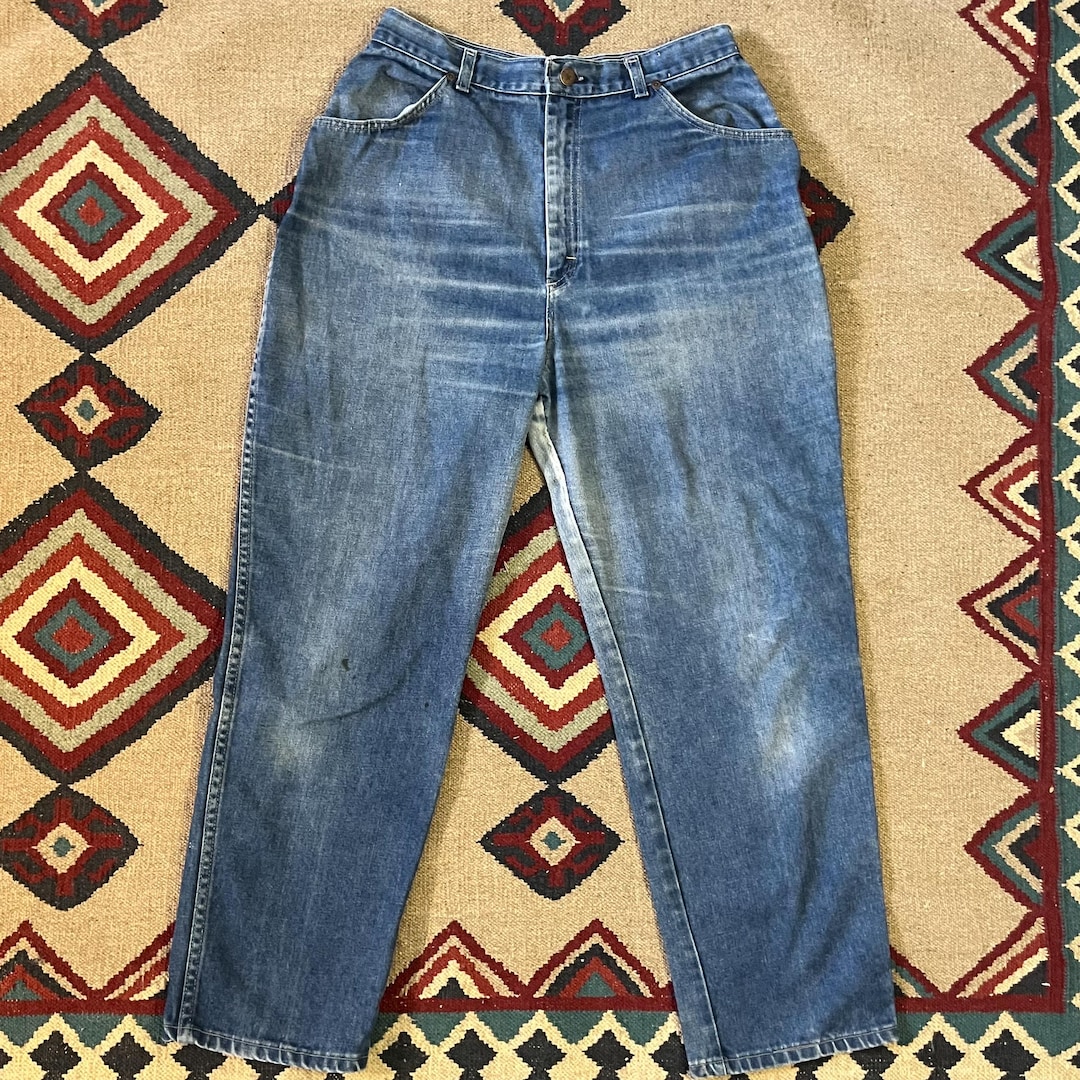 1980s Sears Mom Jeans | Vintage Womens Size 16 Faded Distressed High ...