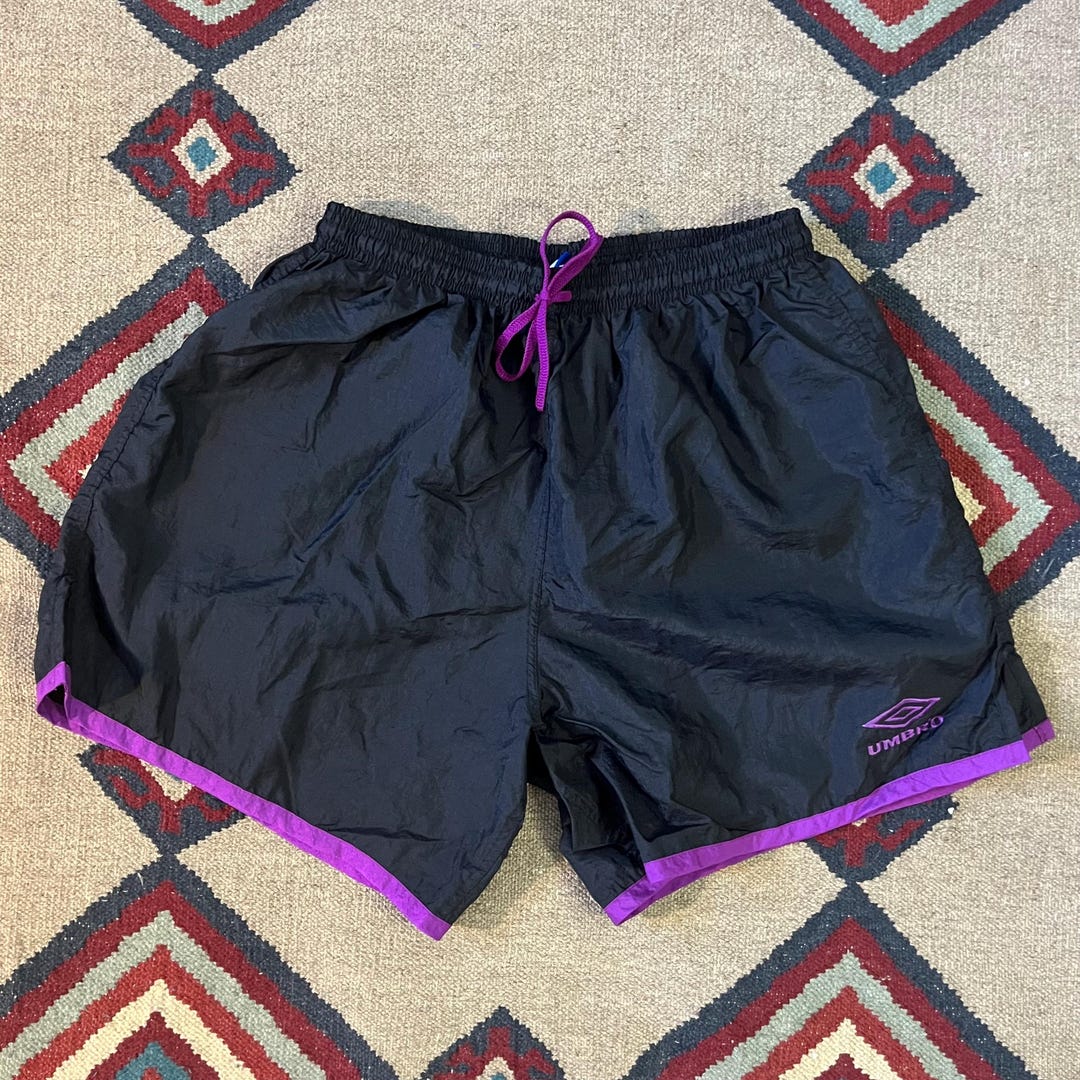 Umbro Soccer Shorts Vintage 90s Adult XL Black USA Made - Etsy