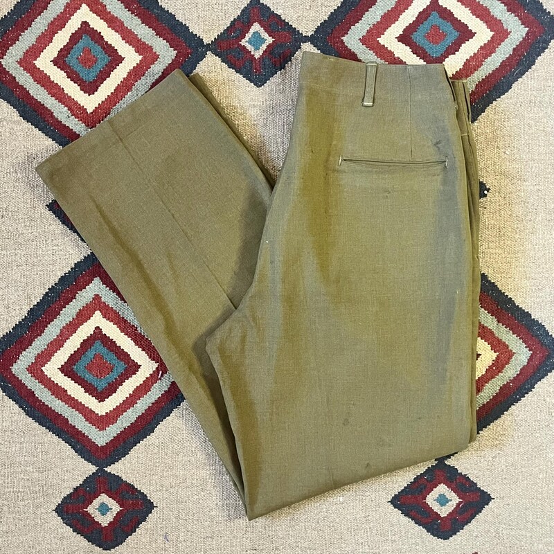 Mens Wool Ww2 Trousers - Etsy