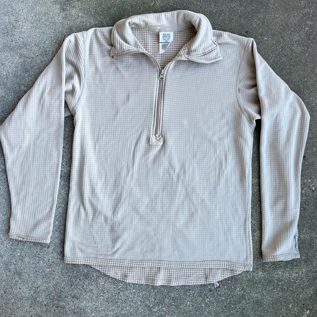 US Military Thermal Henley Tech Baselayer Shirt | Vintage Y2K Mens ...