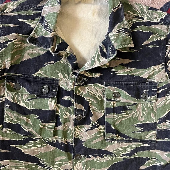 Vietnam Tiger Stripe Camouflage US Military Jacket | … - Gem