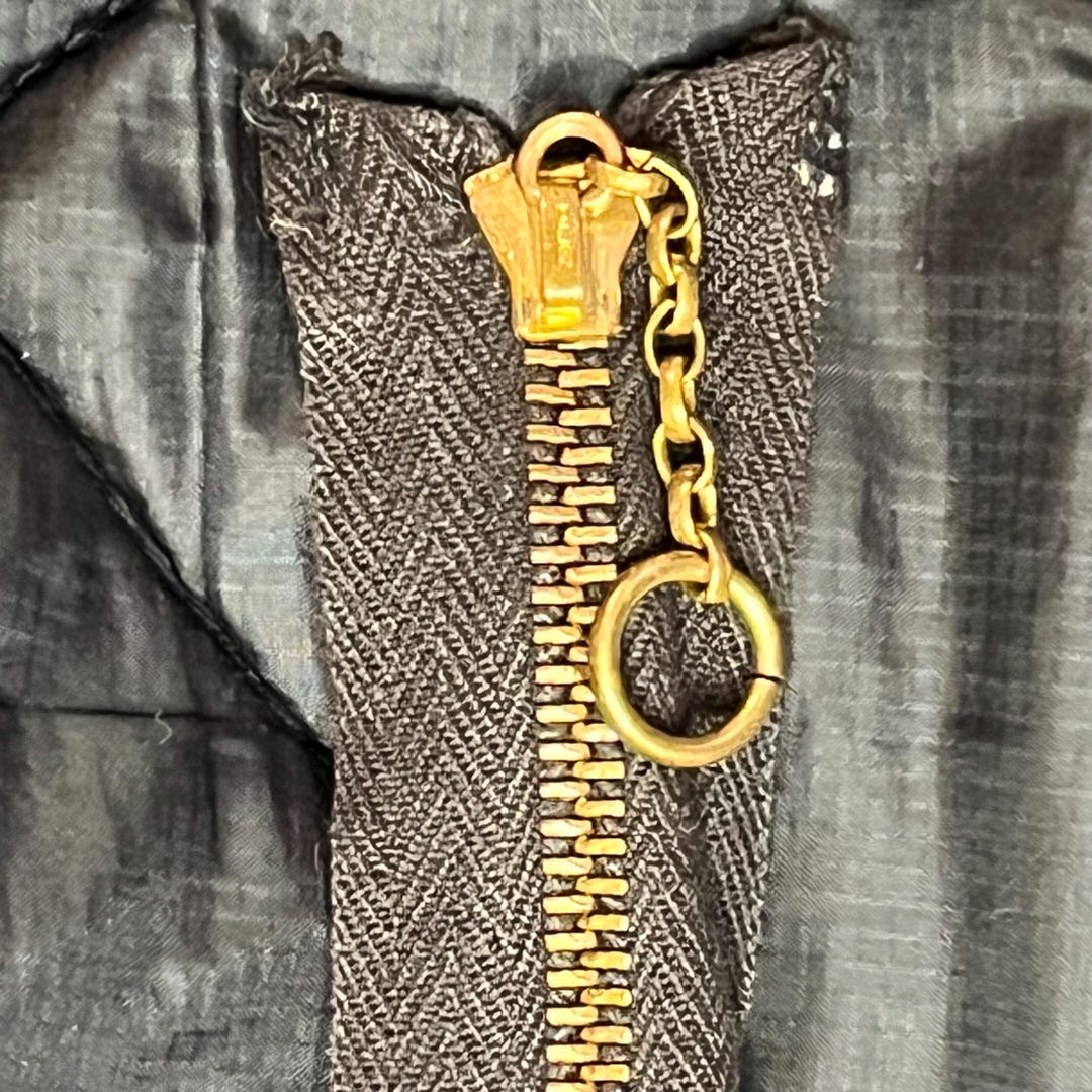 Vintage Talon 8.5” Jacket Ring Pull Zipper | 1940s US Navy USN HBT Zip - Etsy